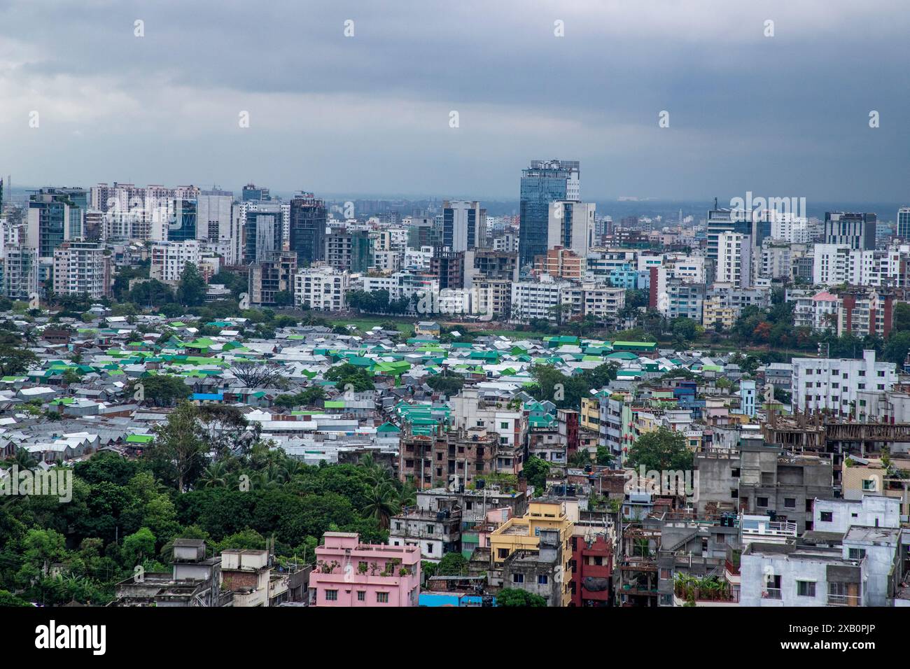 aerial view of densely Dhaka’s Korail Slum and Gulshan-Banani area ... aerial view of densely Dhaka’s Korail Slum and Gulshan-Banani area ...