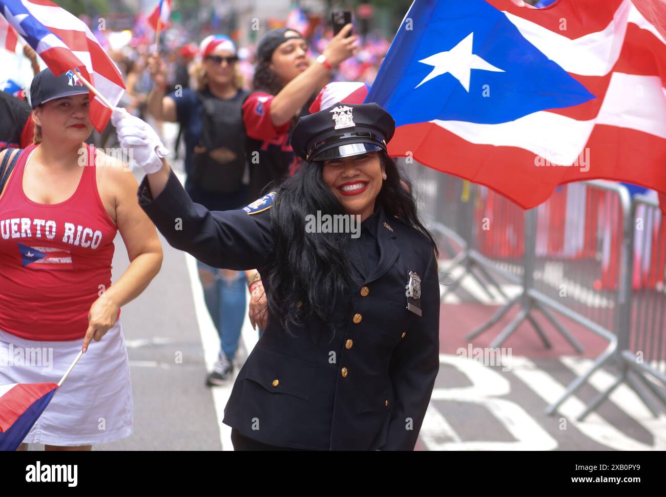 New York, New York - June 9, 2024 : Puerto Rican Day Parade celebrated ...