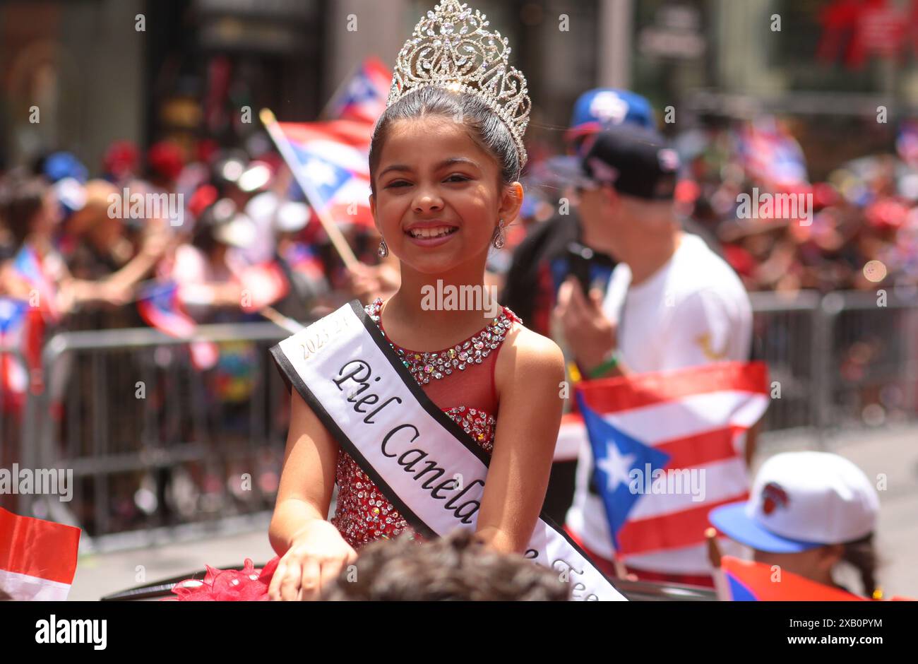 New York, New York - June 9, 2024 : Puerto Rican Day Parade celebrated ...