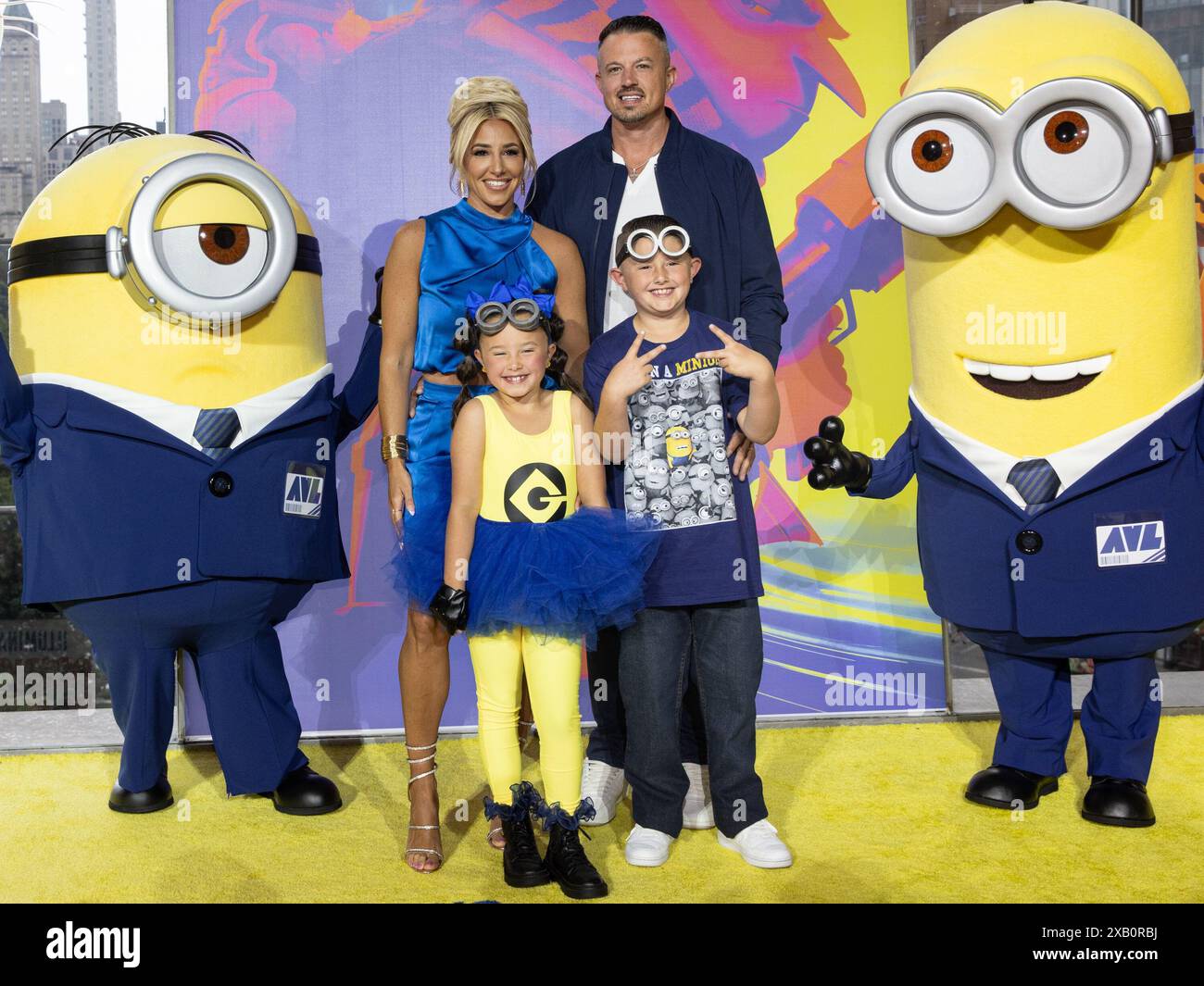 Ny. 09th June, 2024. Danielle Cabral, family at arrivals for DESPICABLE ...