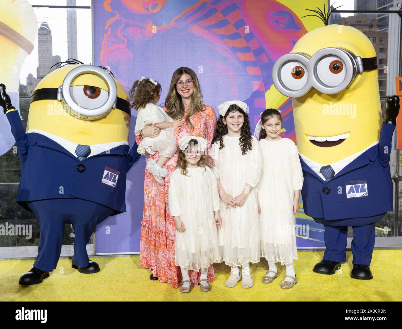 Ny. 09th June, 2024. Miriam Ezagui, family at arrivals for DESPICABLE ...