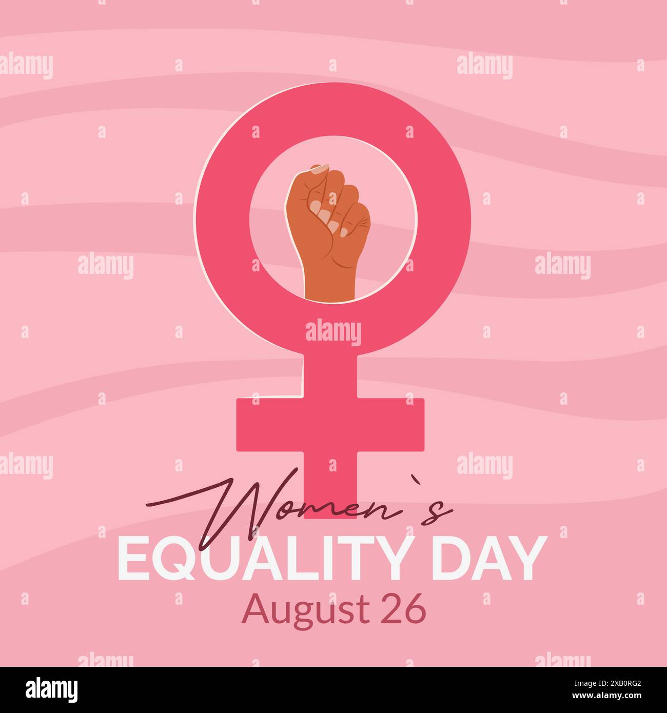 Womens Equality Day Banner with Venus Symbol Stock Vector Image & Art ...