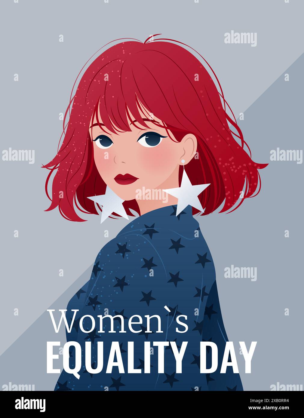 Womens Equality Day Poster With Woman Stock Vector Image And Art Alamy