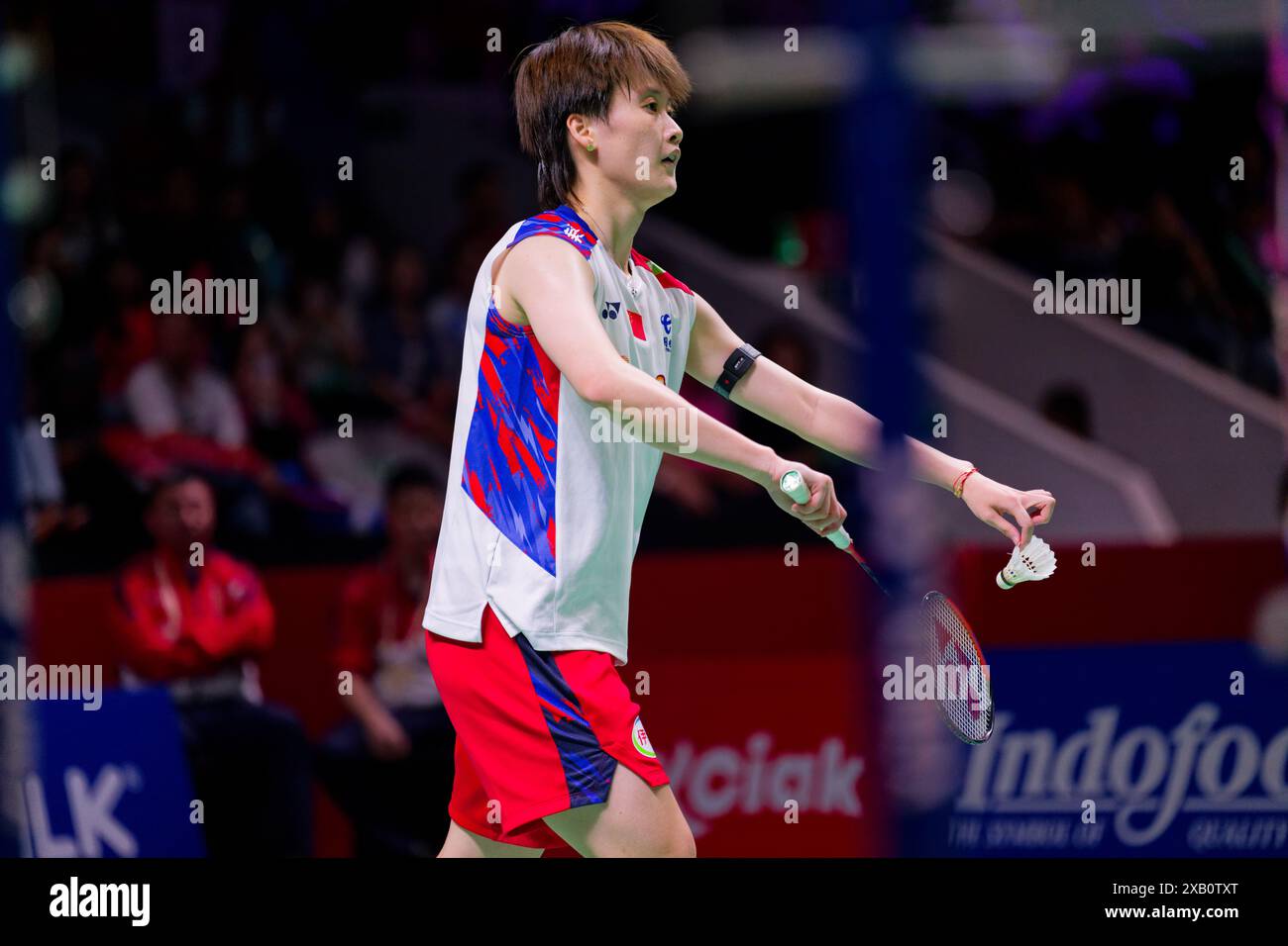 Jakarta, Indonesia. 09th June, 2024. CHEN Yu Fei of China in action during the singles final ...