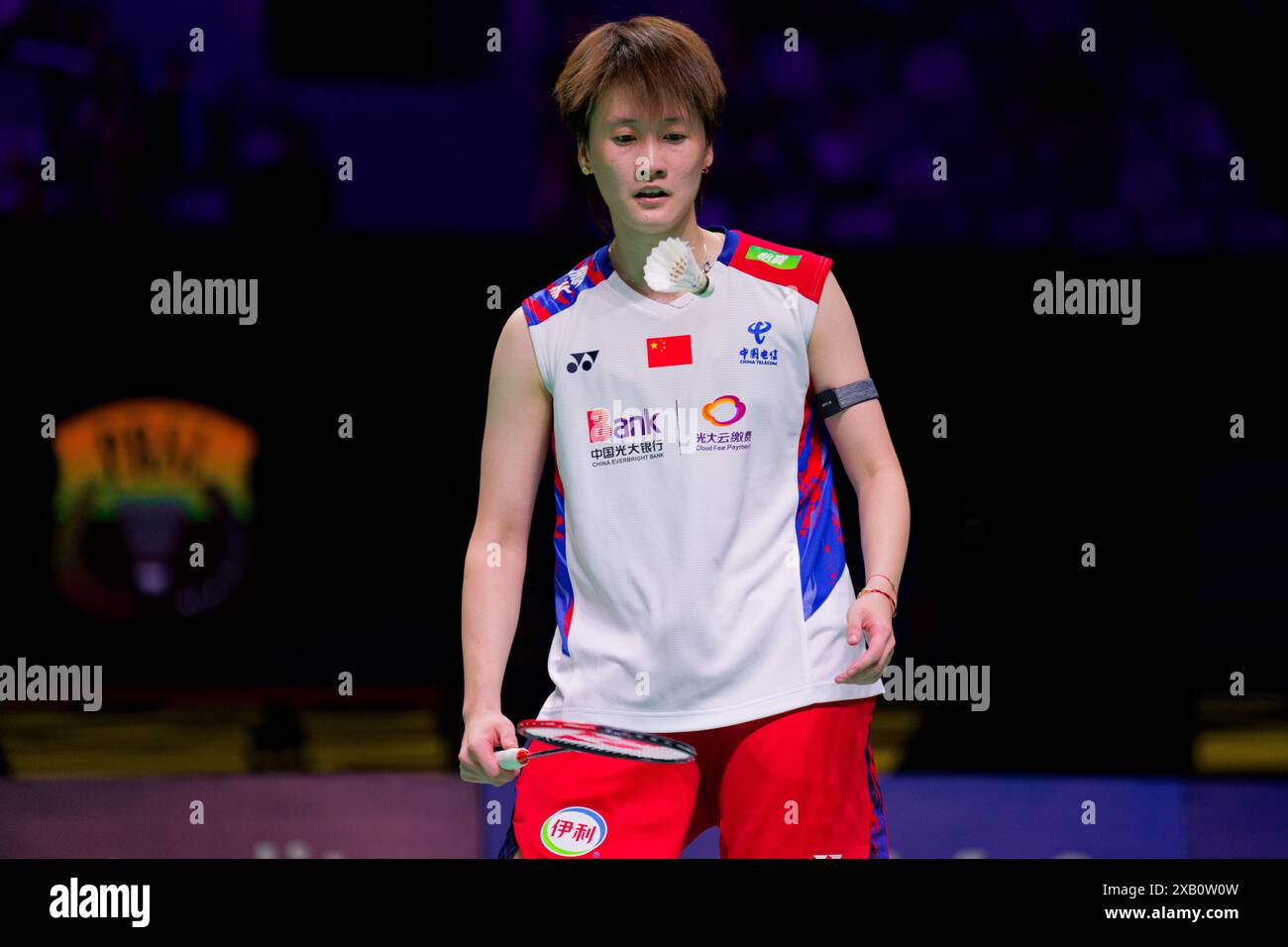 Jakarta, Indonesia. 09th June, 2024. CHEN Yu Fei of China in action during the singles final ...