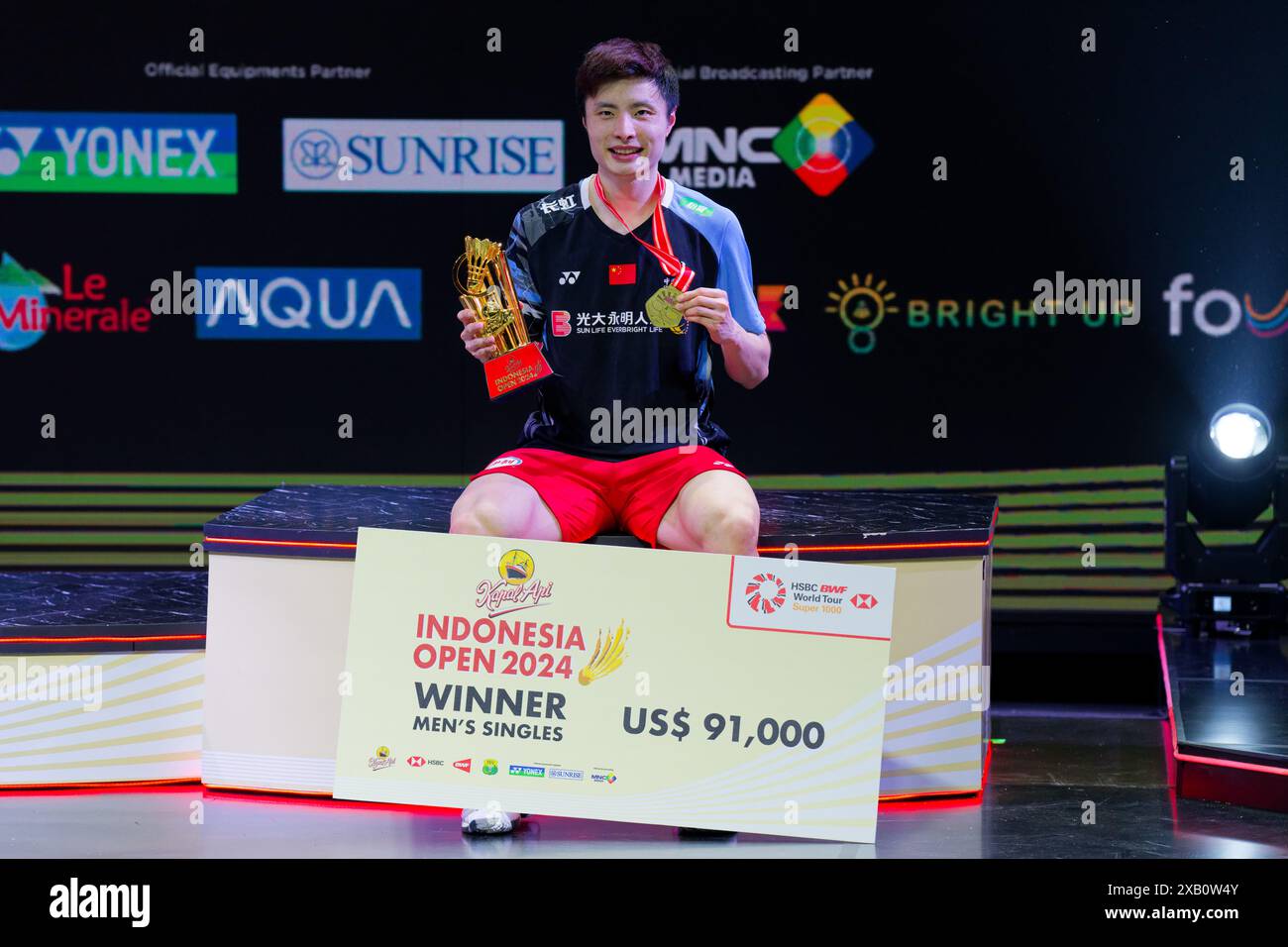 Jakarta, Indonesia. 09th June, 2024. SHI Yu Qi of China pose for photos ...