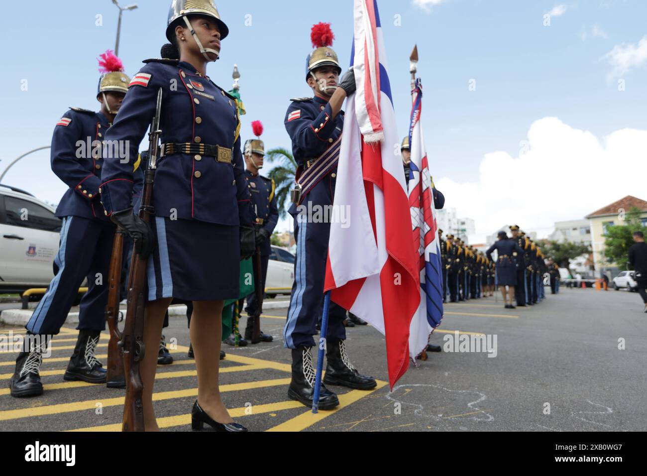 parade of the PM s honorary parade salvador, bahia, brazil - february 1 ...