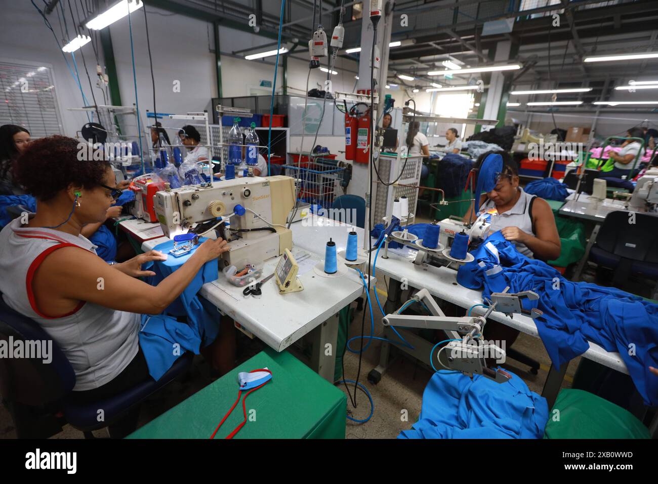textile factory in Salvador salvador, bahia, brazil - june 7, 2024 ...