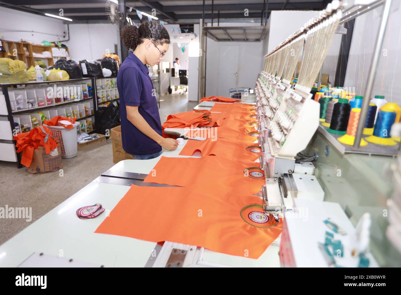 textile factory in Salvador salvador, bahia, brazil - june 7, 2024 ...