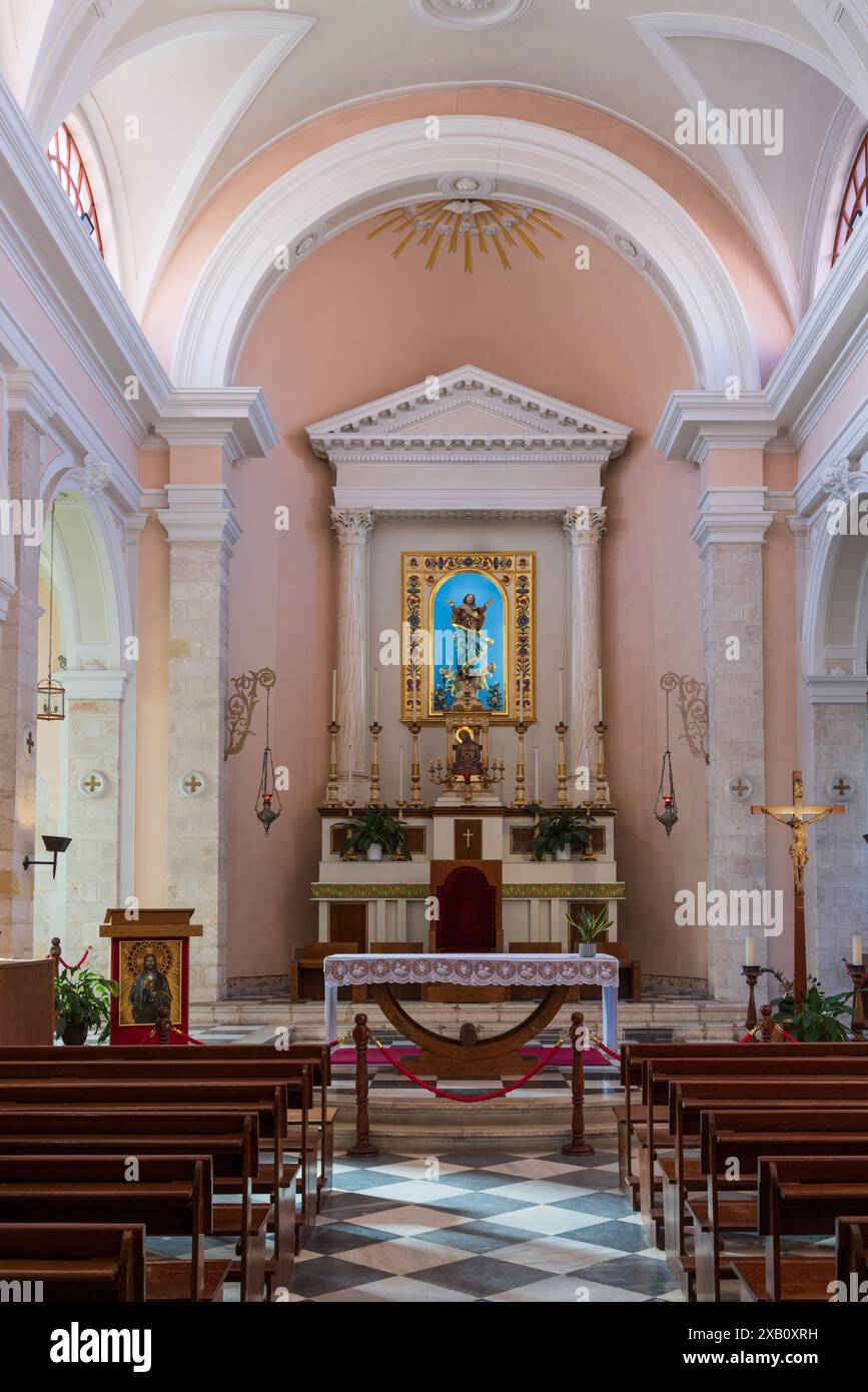 November 05, 2023. Europe, Greece, Crete, Chania. Cathedral of the ...