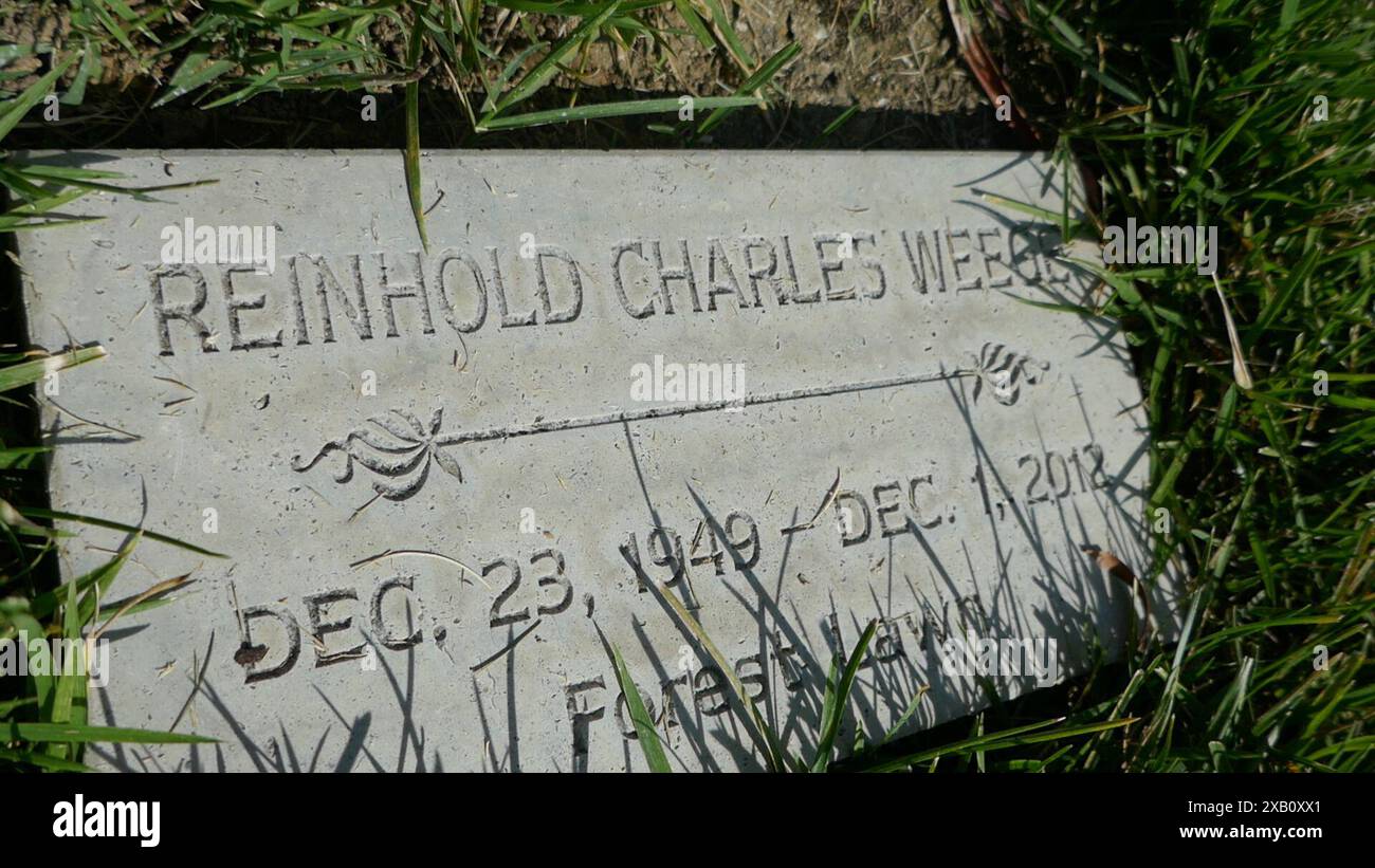 Los Angeles, California, USA 6th June 2024 Writer/Producer/Director Reinhold Weege Grave in ...