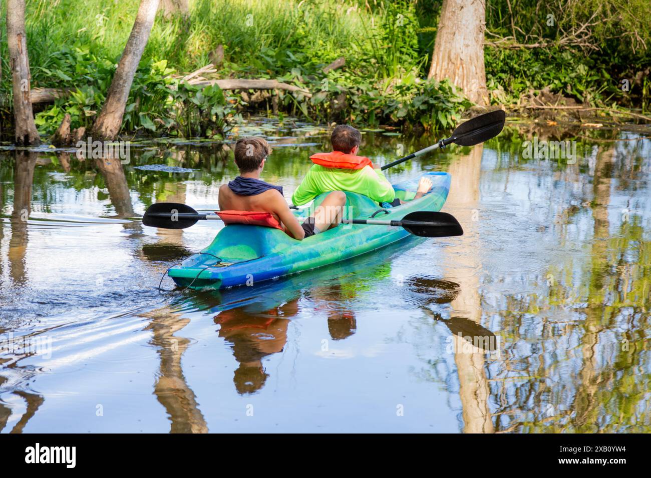 Summer kayaking in state park lakes - State Parks
