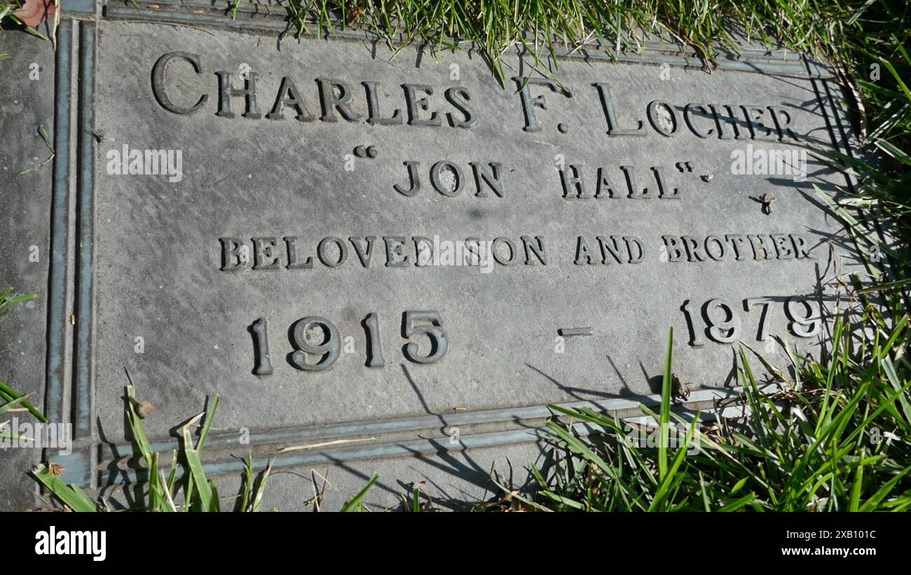 Los Angeles, California, USA 6th June 2024 Actor Jon Hall Grave, aka ...