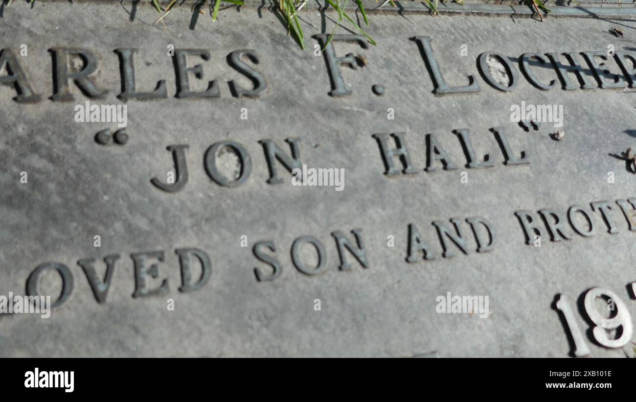 Los Angeles, California, USA 6th June 2024 Actor Jon Hall Grave, aka ...