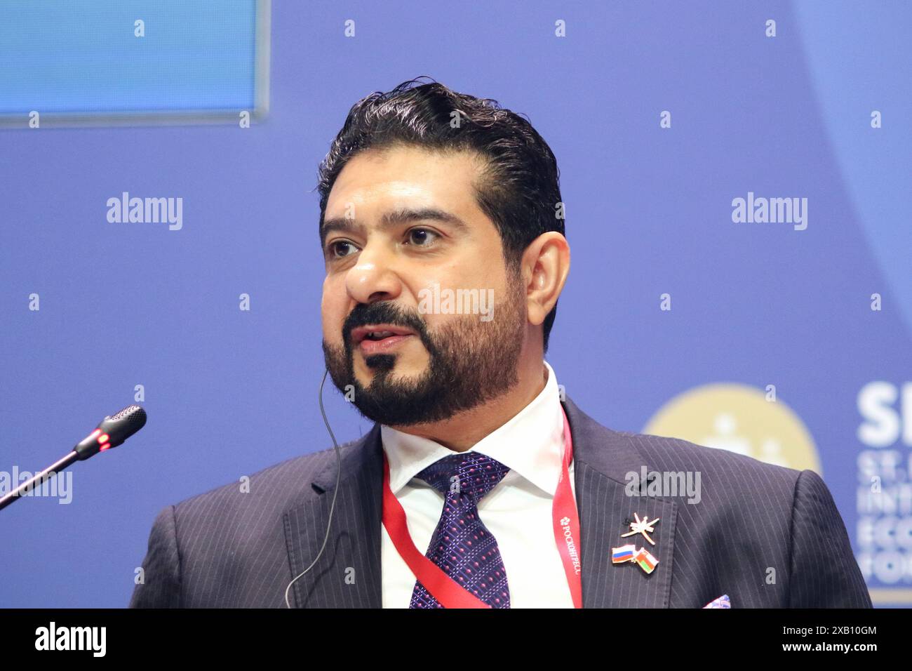 Saint Petersburg, Russia. 07th June, 2024. Qais bin Mohammed bin Moosa ...