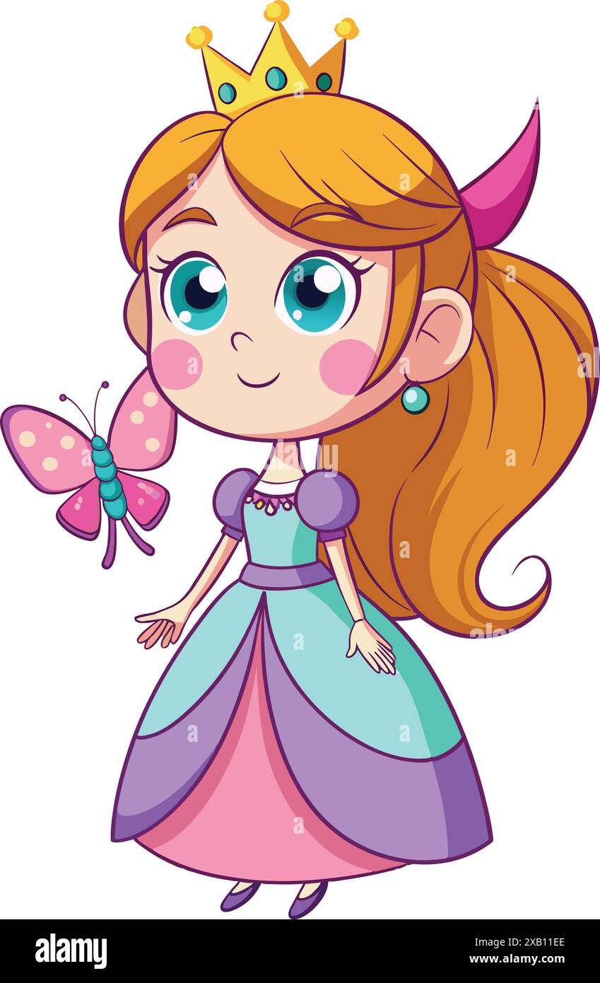 Princess inspired clothing Stock Vector Images - Alamy