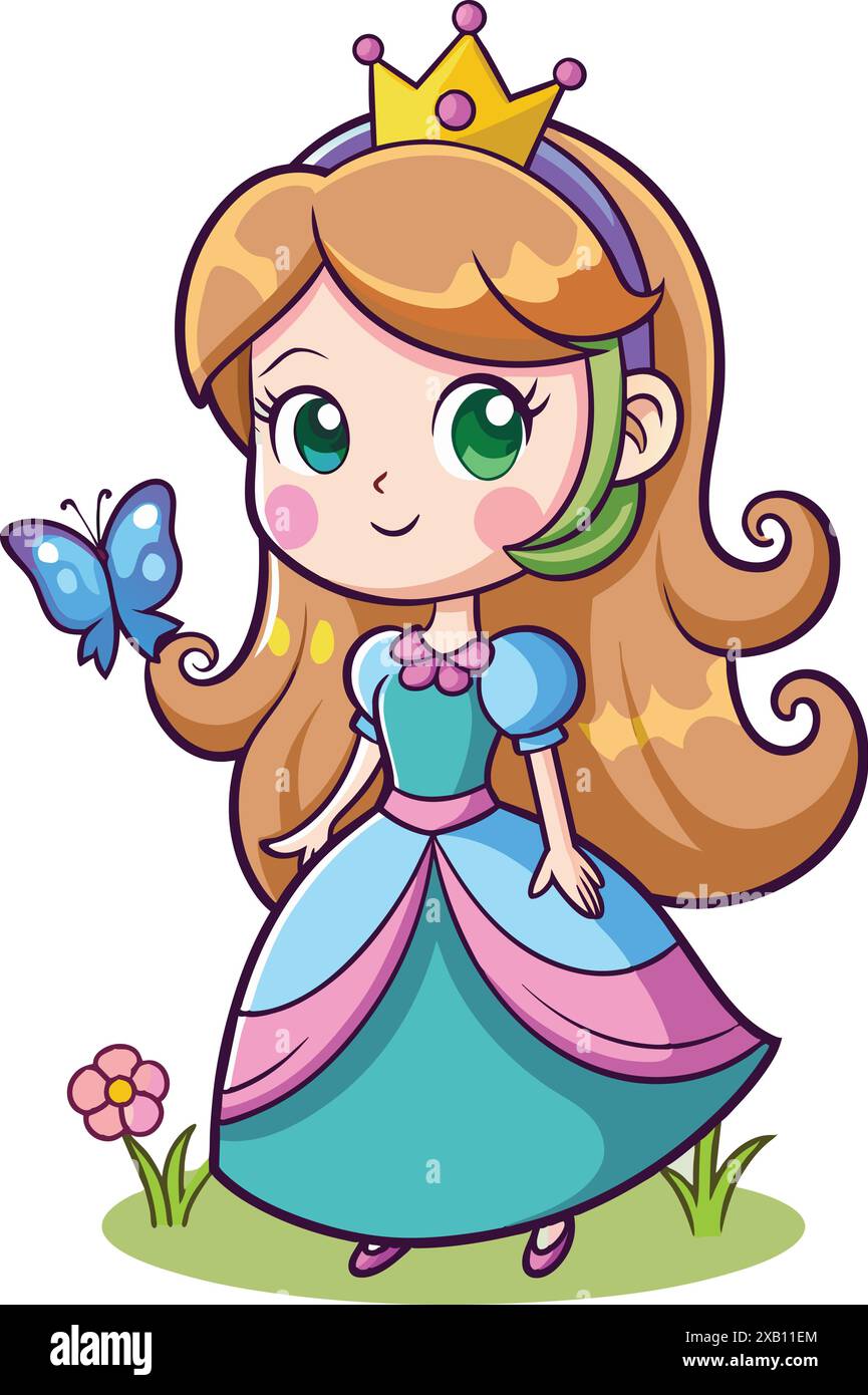 Princess inspired clothing Stock Vector Images - Alamy