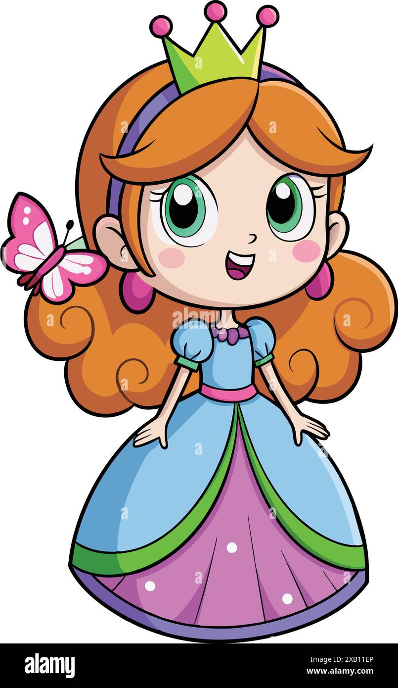 Princess inspired clothing Stock Vector Images - Alamy