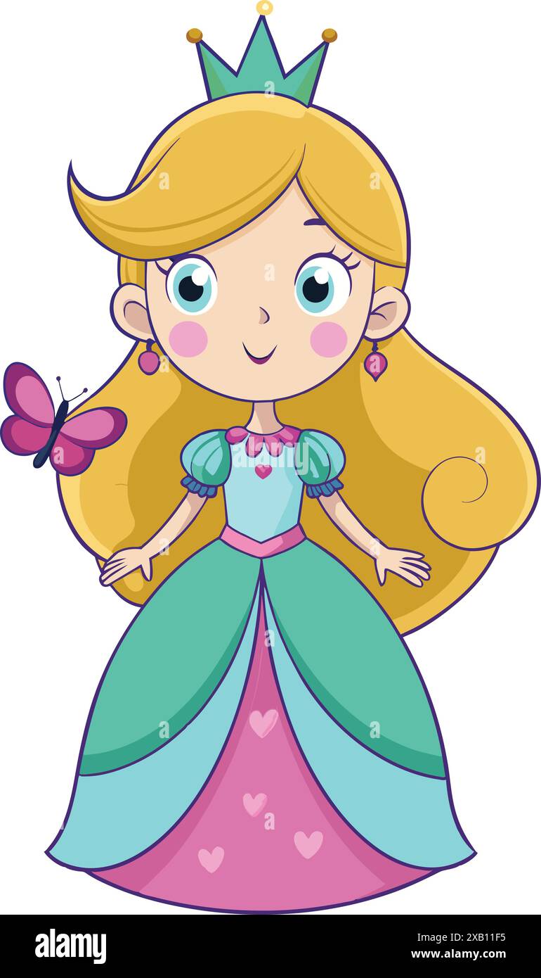 Princess inspired clothing Stock Vector Images - Alamy