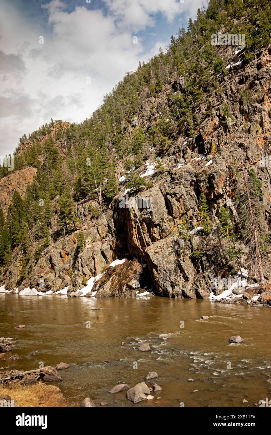 Scenic Rocky Mountain Train Ride Stock Photo - Alamy