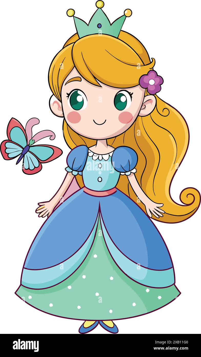 Princess inspired clothing Stock Vector Images - Alamy