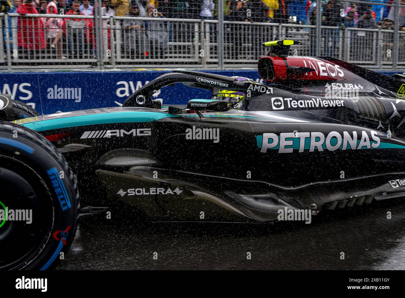 Montreal, Canada, June 09, Lewis Hamilton, from the United Kingdom ...