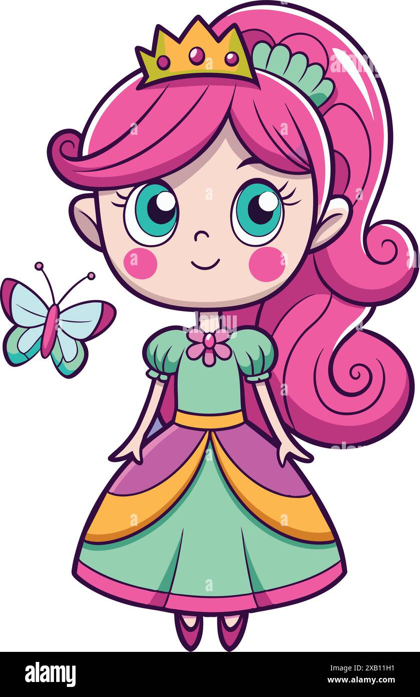 Princess inspired clothing Stock Vector Images - Alamy