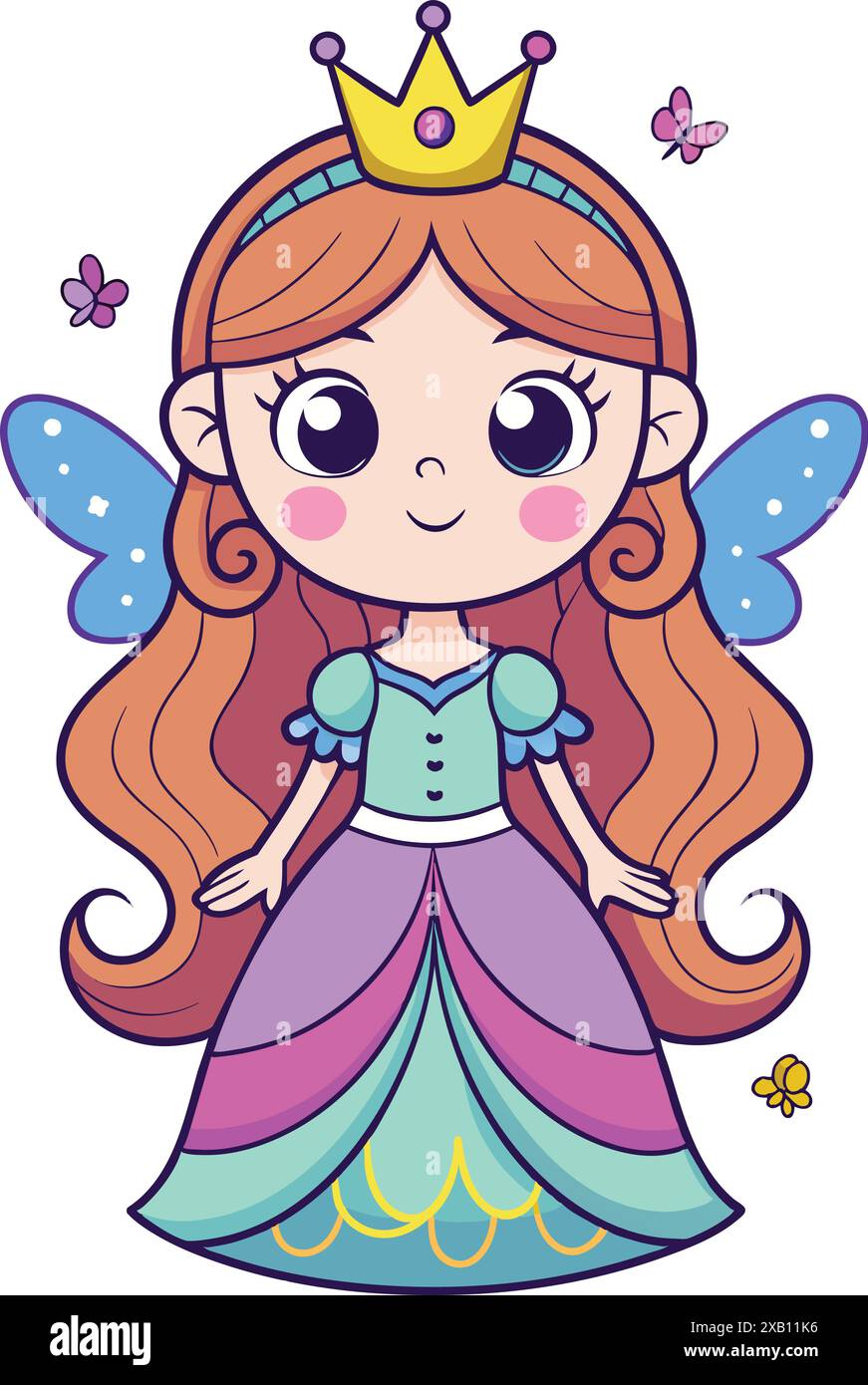 Princess inspired clothing Stock Vector Images - Alamy