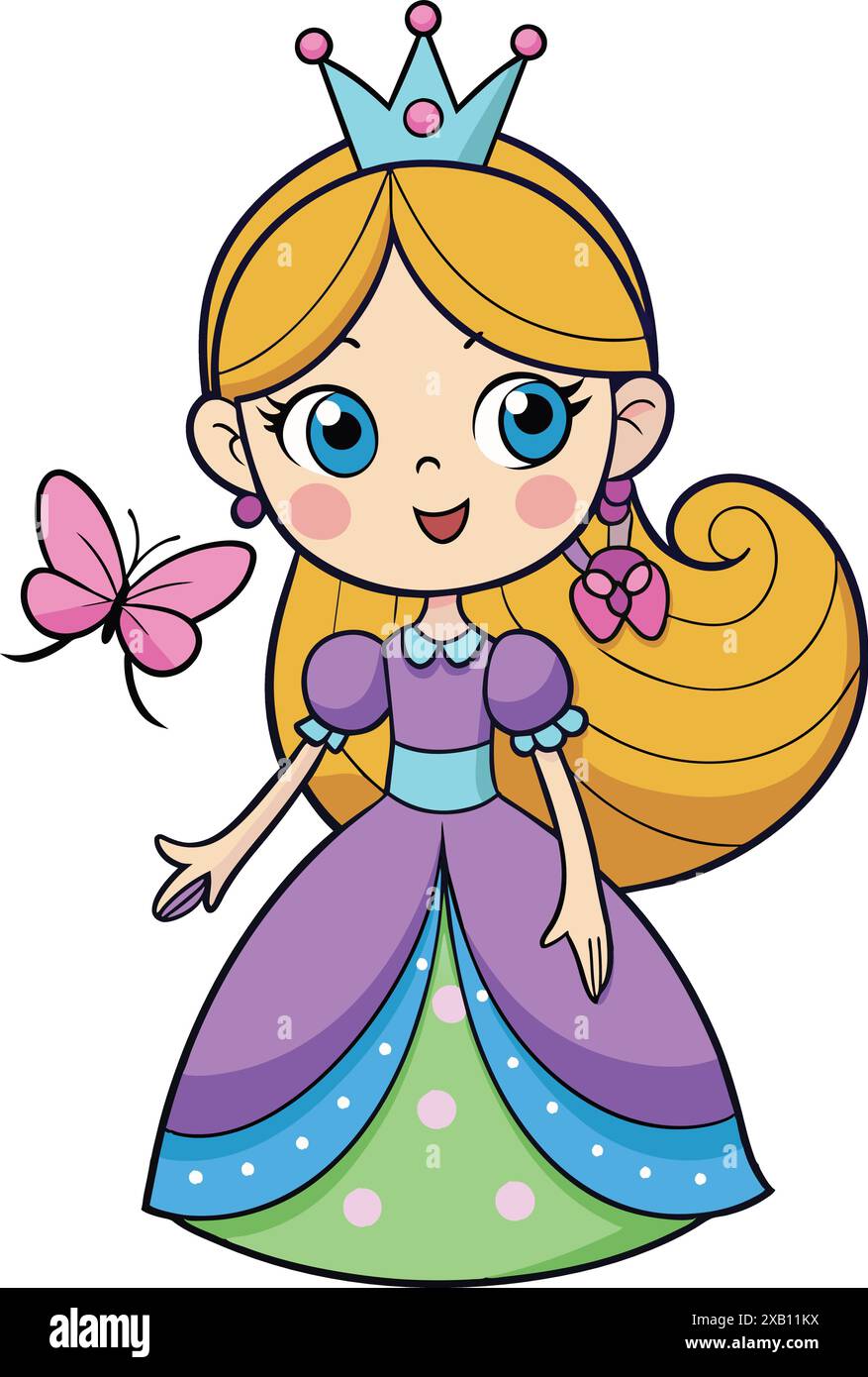 Princess inspired clothing Stock Vector Images - Alamy