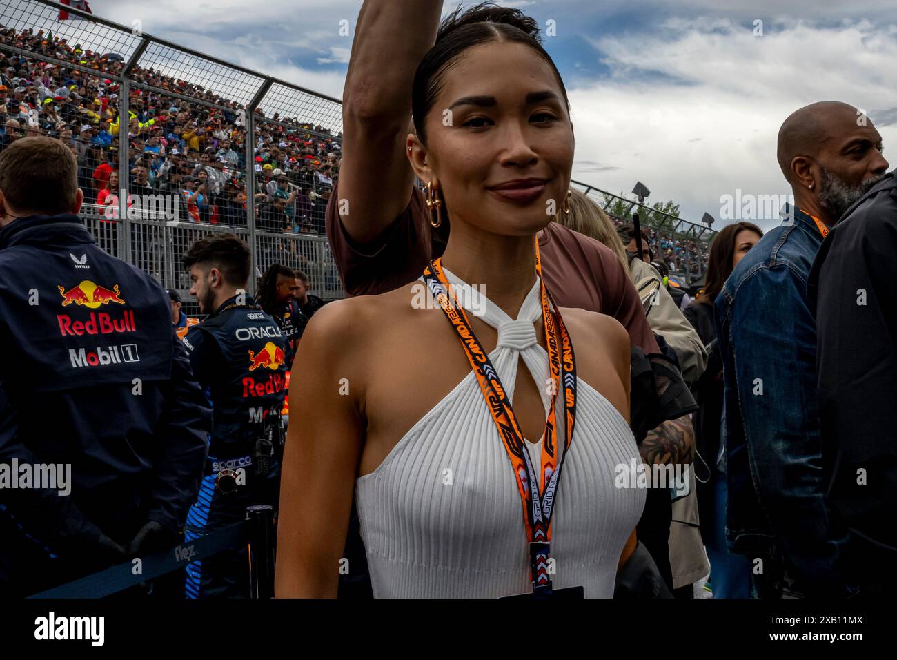 Montreal, Canada, 10th Jun 2024, Jocelyn Chew, model attending race day ...