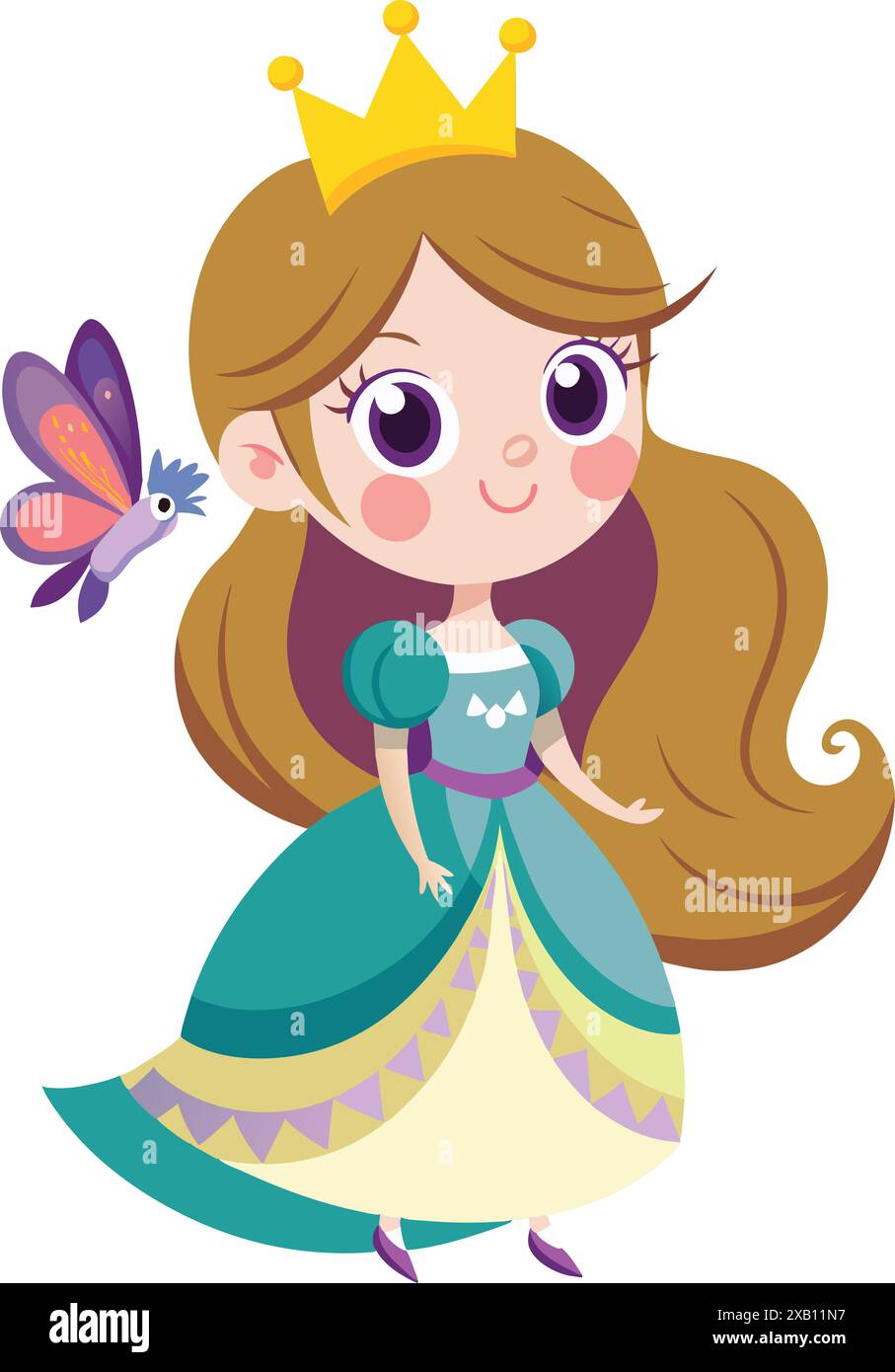Princess inspired clothing Stock Vector Images - Alamy