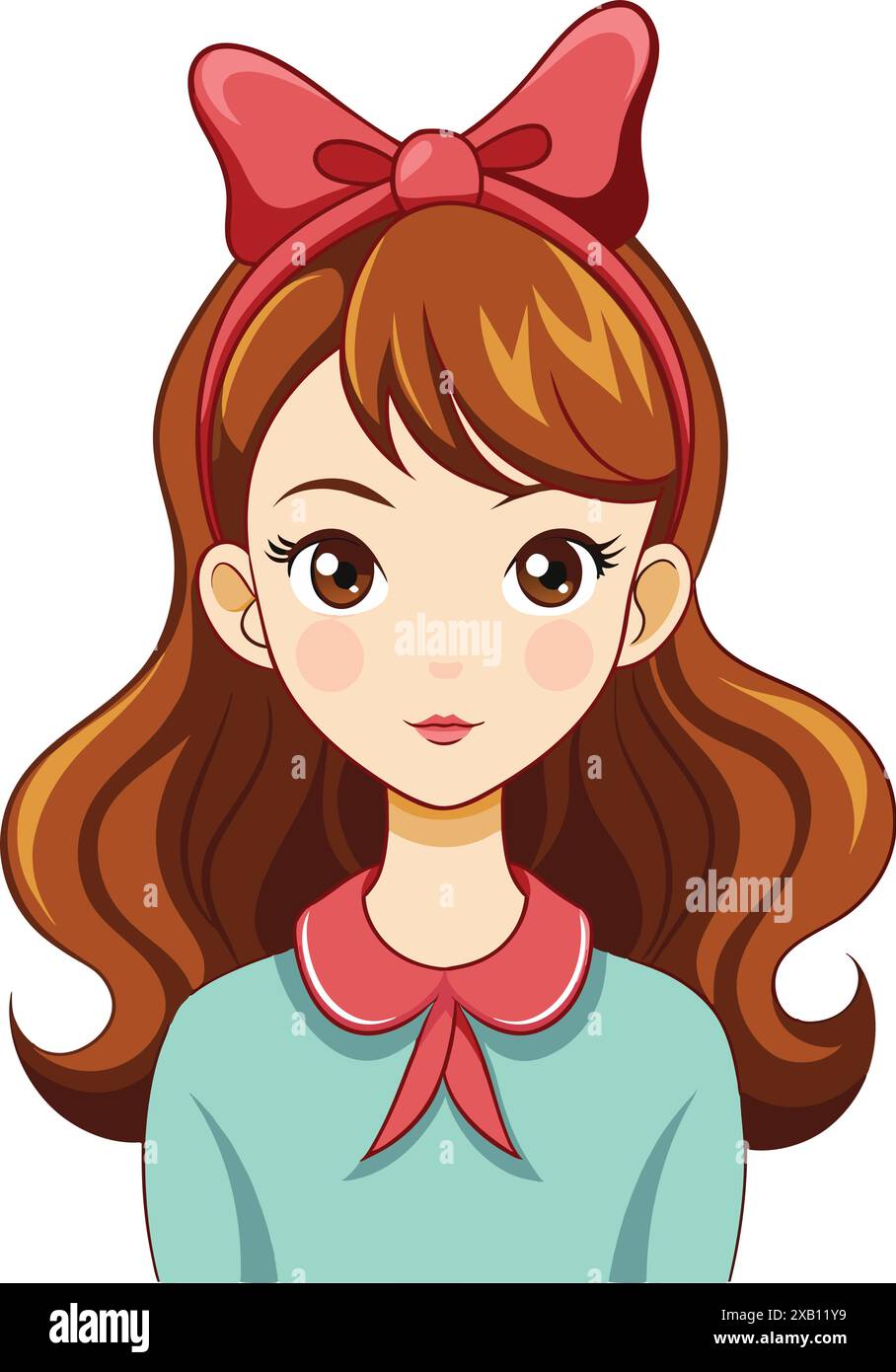 Big hair girls Stock Vector Images - Alamy