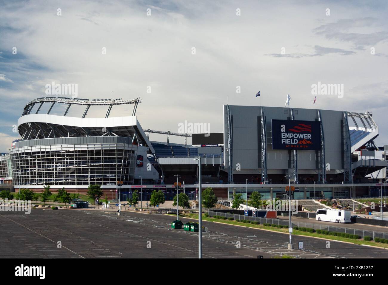 DENVER, CO, USA - June 9, 2024: Empower Field at Mile High Stadium is ...