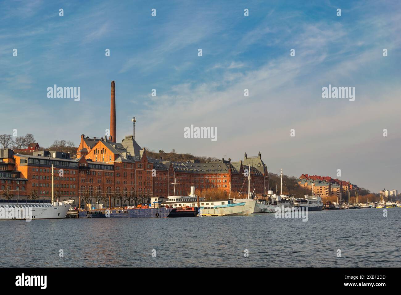 Stockholm Sweden, city skyline at Slussen Stock Photo - Alamy
