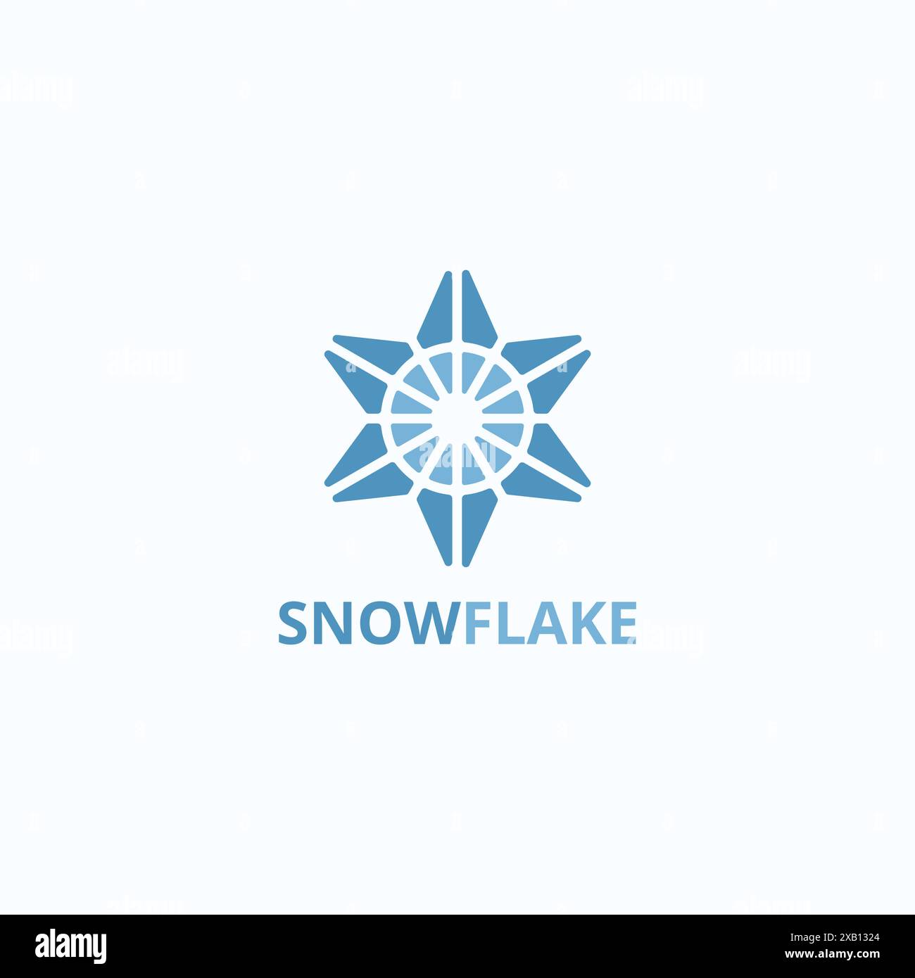 Snowflake logo hi-res stock photography and images - Alamy