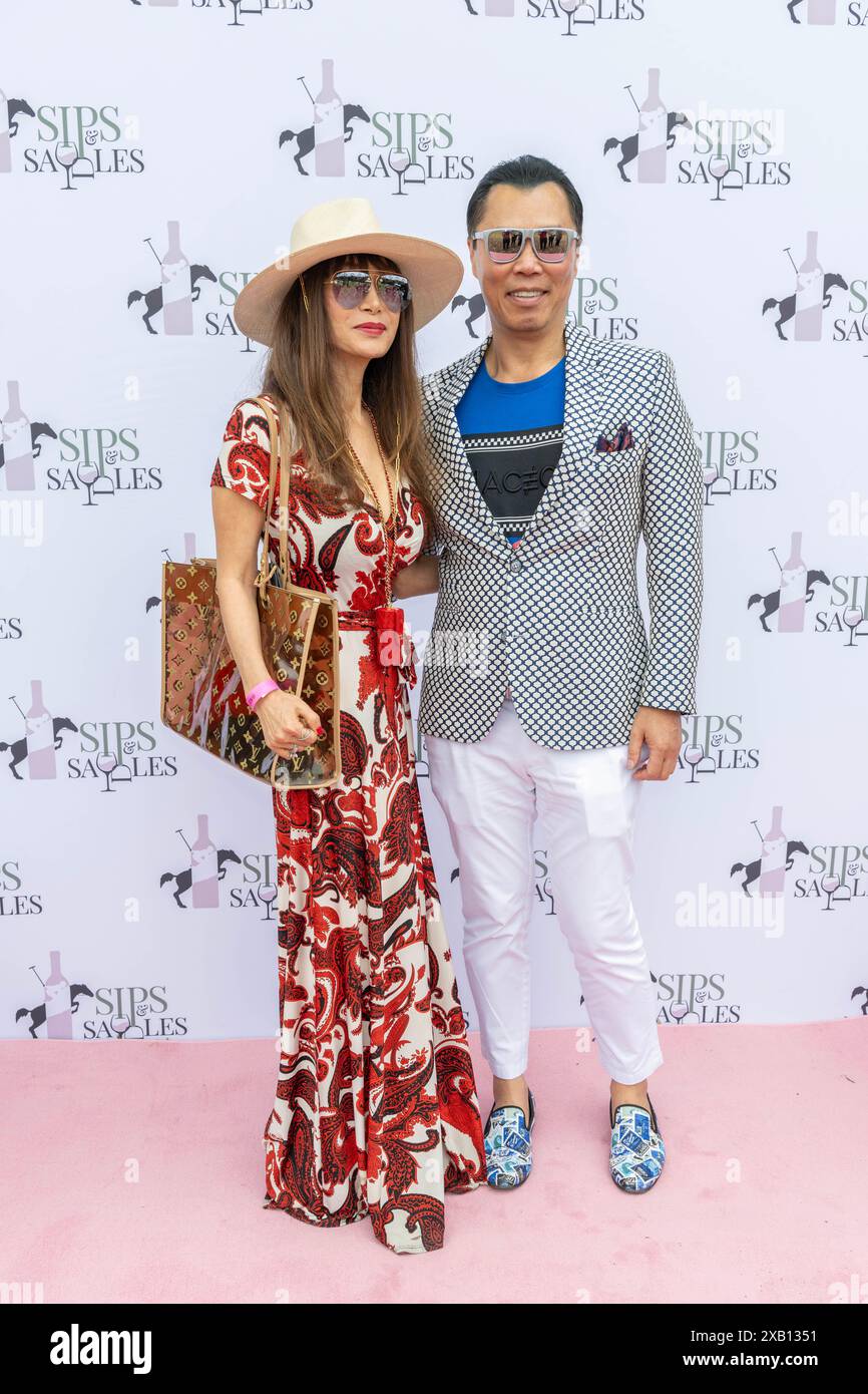 Los Angeles, USA. 08th June, 2024. Guest VIP Linda and David Chou ...