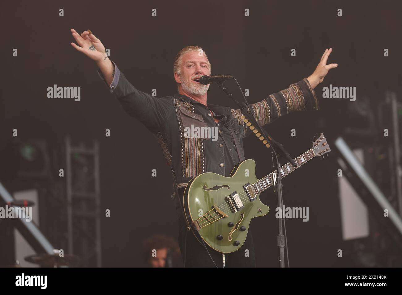 Queens of the stone age rock im park hi-res stock photography and ...