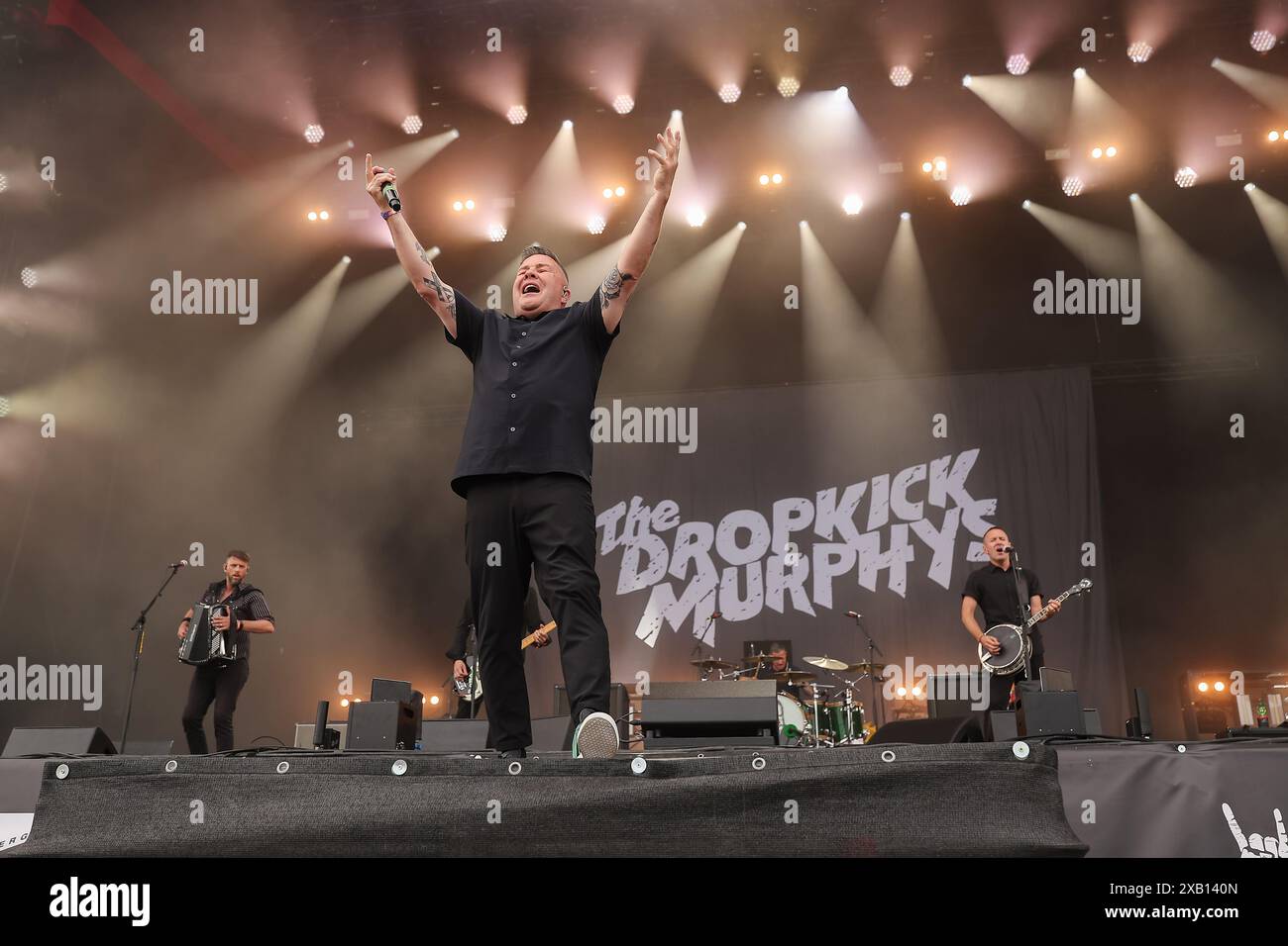 Nuremberg, Germany. 09th June, 2024. Singer Ken Casey performs with the ...