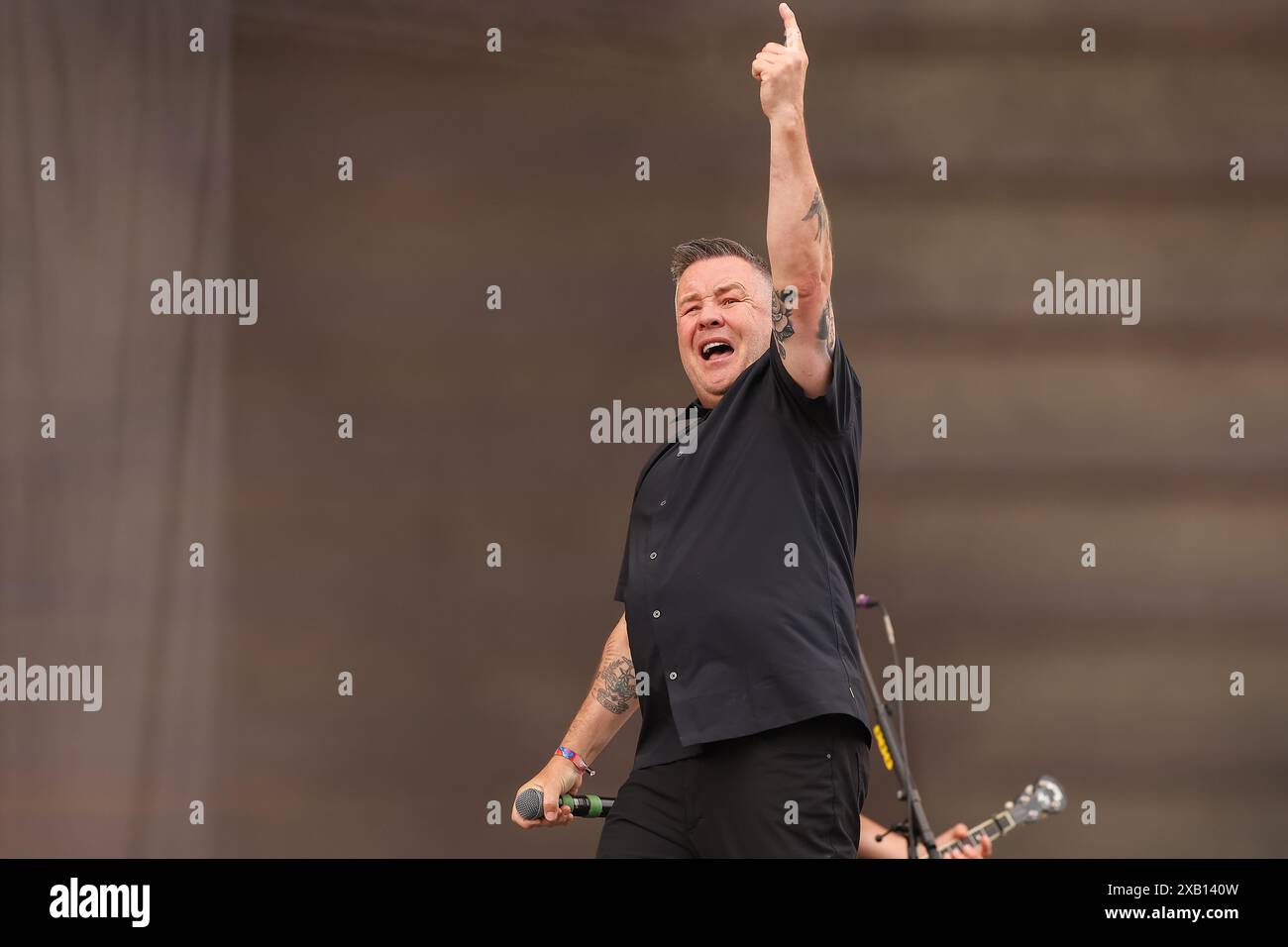 Nuremberg, Germany. 09th June, 2024. Singer Ken Casey performs with the ...