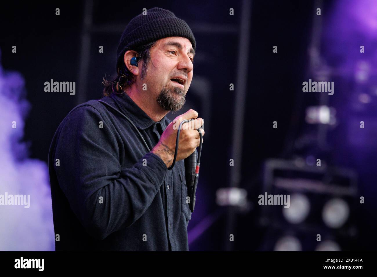 Nuremberg, Germany. 09th June, 2024. Chino Moreno from the US electro ...