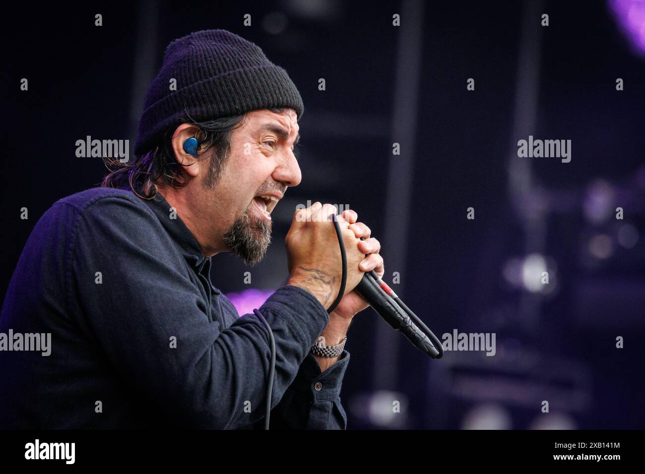 Nuremberg, Germany. 09th June, 2024. Chino Moreno from the US electro ...