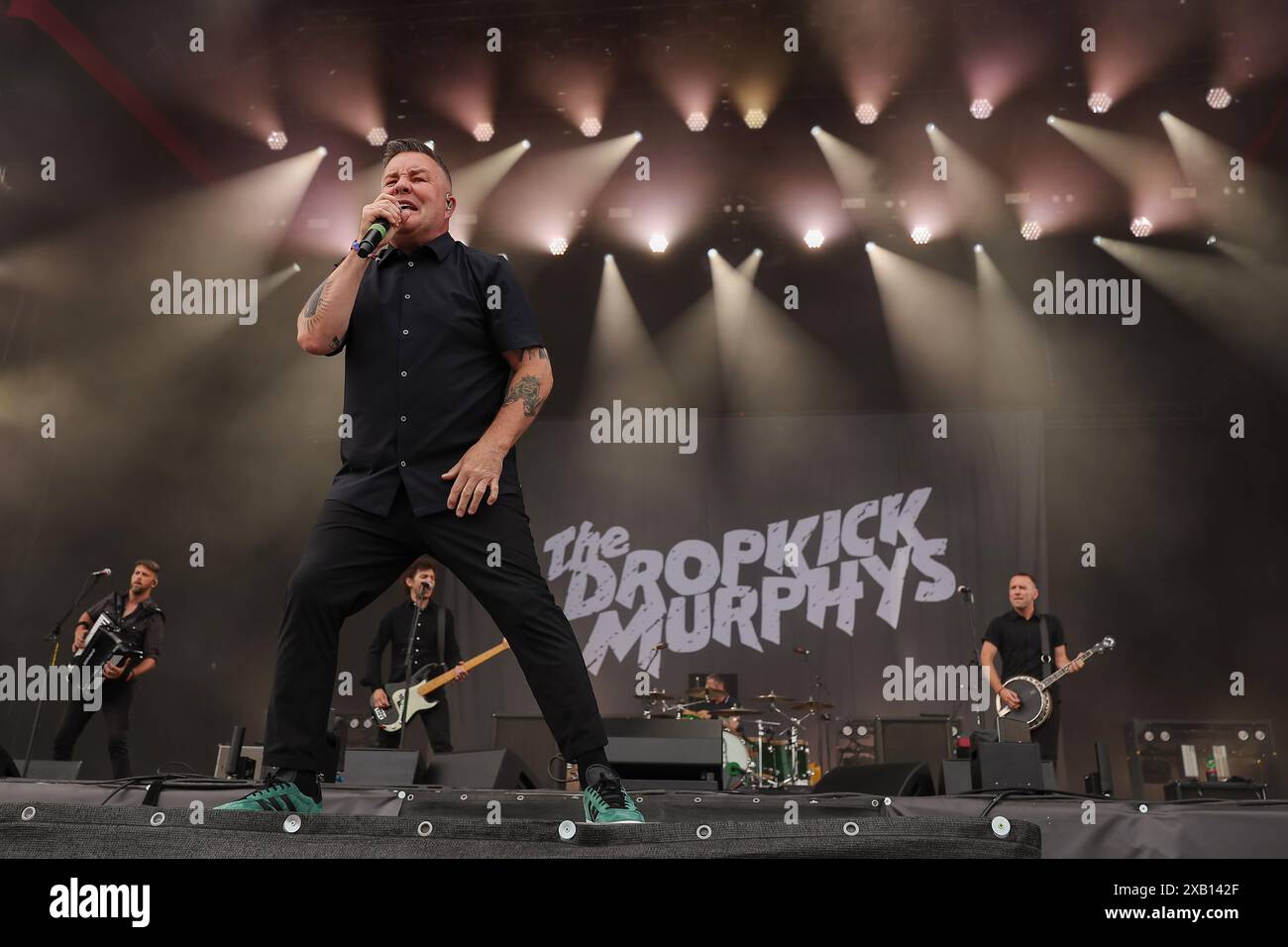 Nuremberg, Germany. 09th June, 2024. Singer Ken Casey performs with the ...