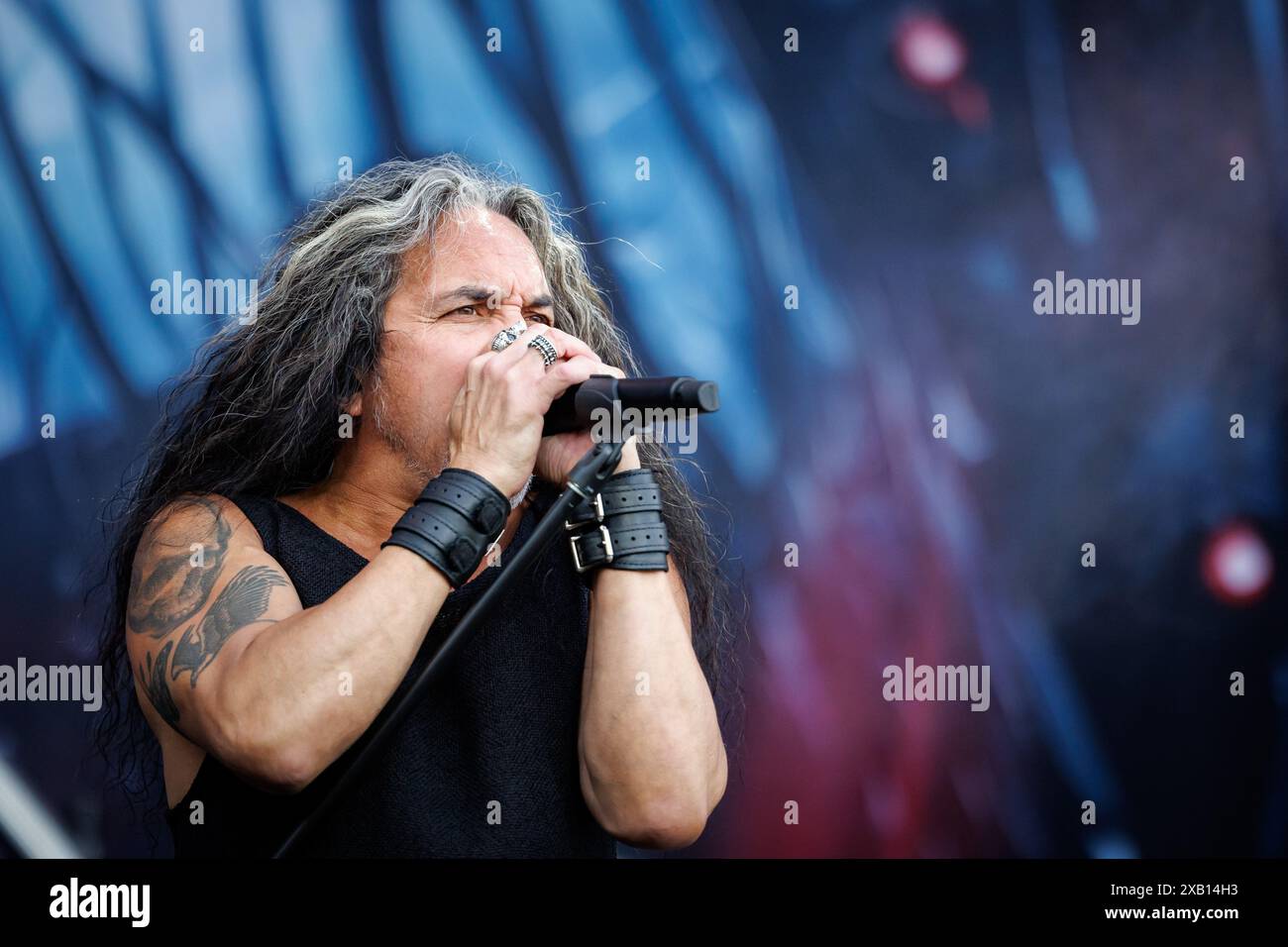 Nuremberg, Germany. 09th June, 2024. Mark Osegueda, singer of the US ...
