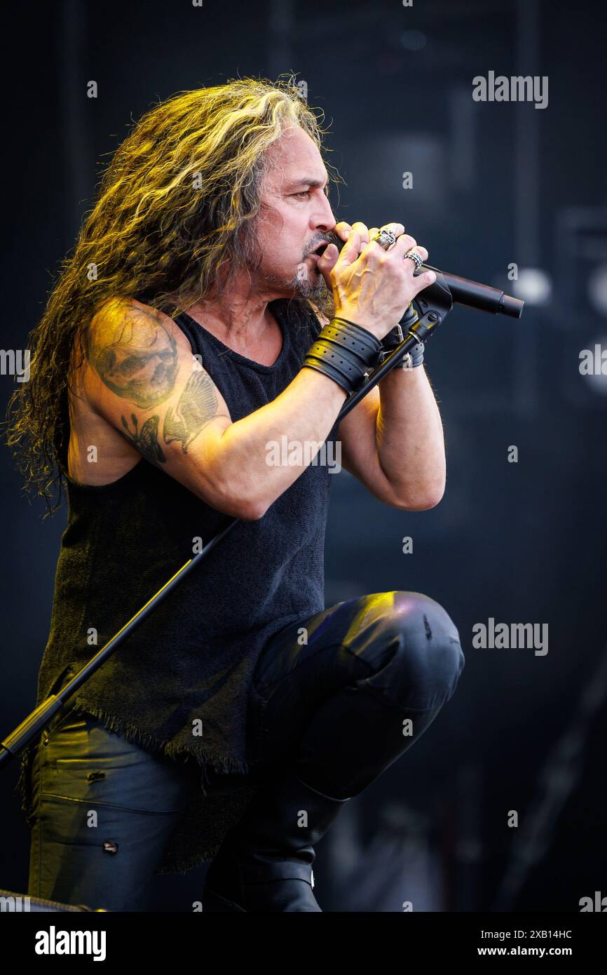 Nuremberg, Germany. 09th June, 2024. Mark Osegueda, singer of the US ...