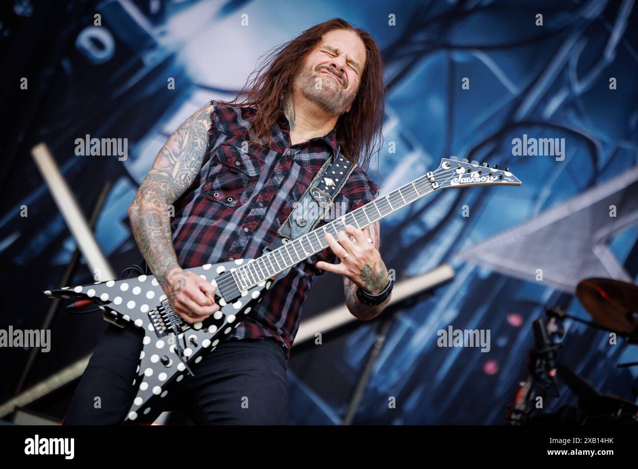 Nuremberg, Germany. 09th June, 2024. Phil Demmel, guitarist of the US ...
