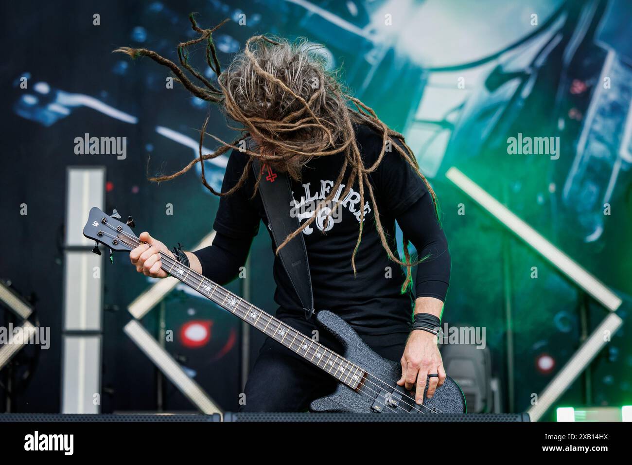 Nuremberg, Germany. 09th June, 2024. Kyle Sanders, bassist of the US ...