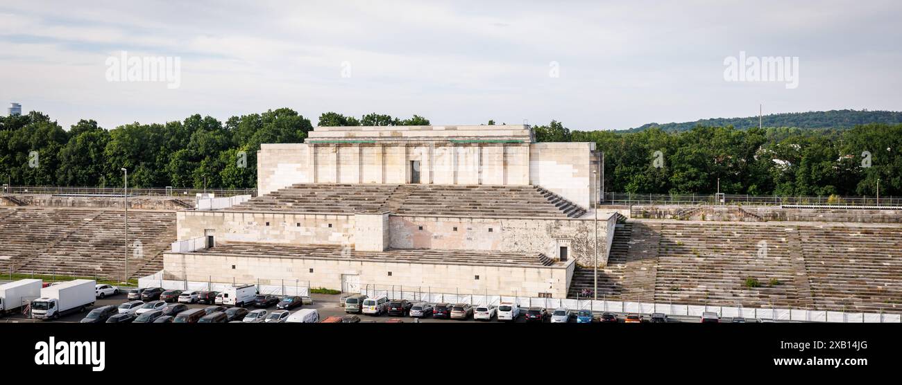 Nuremberg, Germany. 09th June, 2024. View of the Zeppelin grandstand on ...
