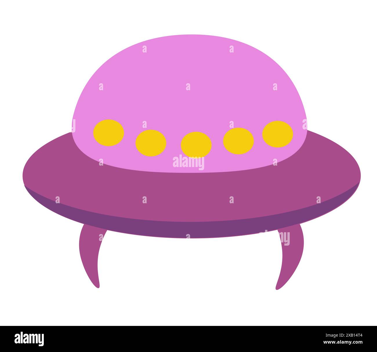 Alien spaceship, spacecrafts and UFO. Cosmic ship in form saucer for ...