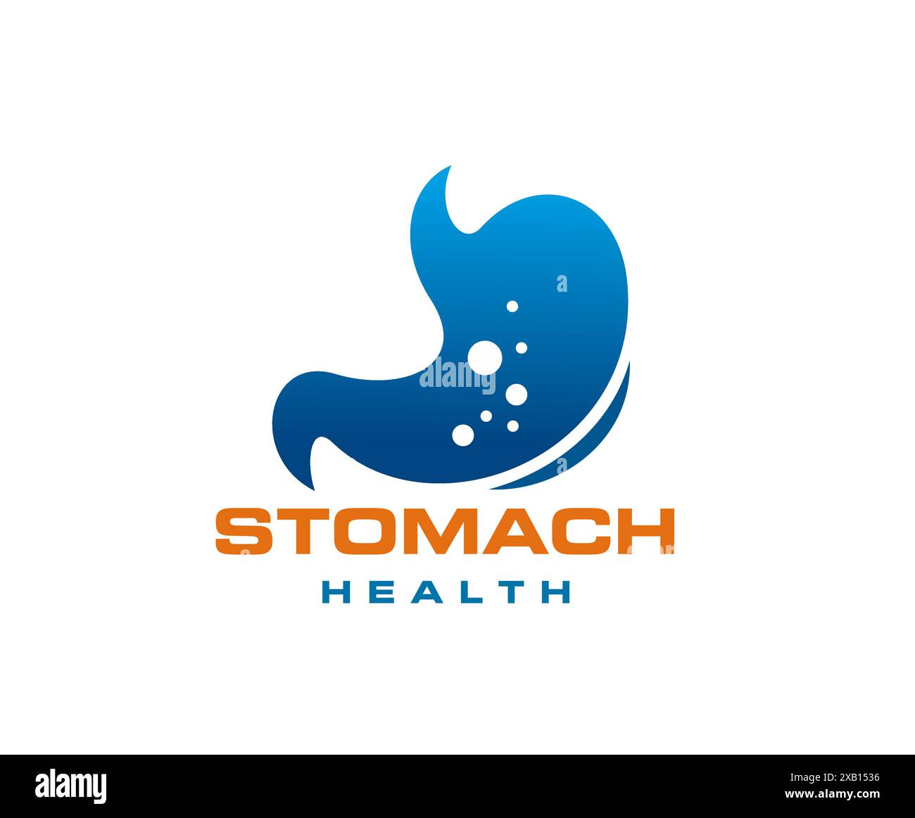Stomach health icon, digestion system sign. Isolated vector medical ...