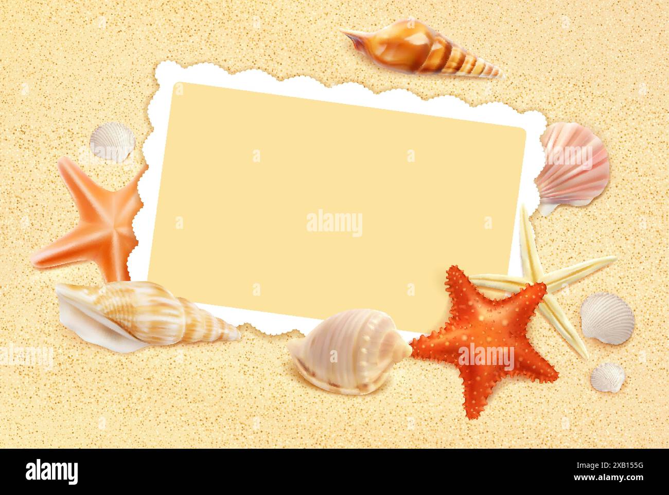 Empty beach photography Stock Vector Images - Alamy